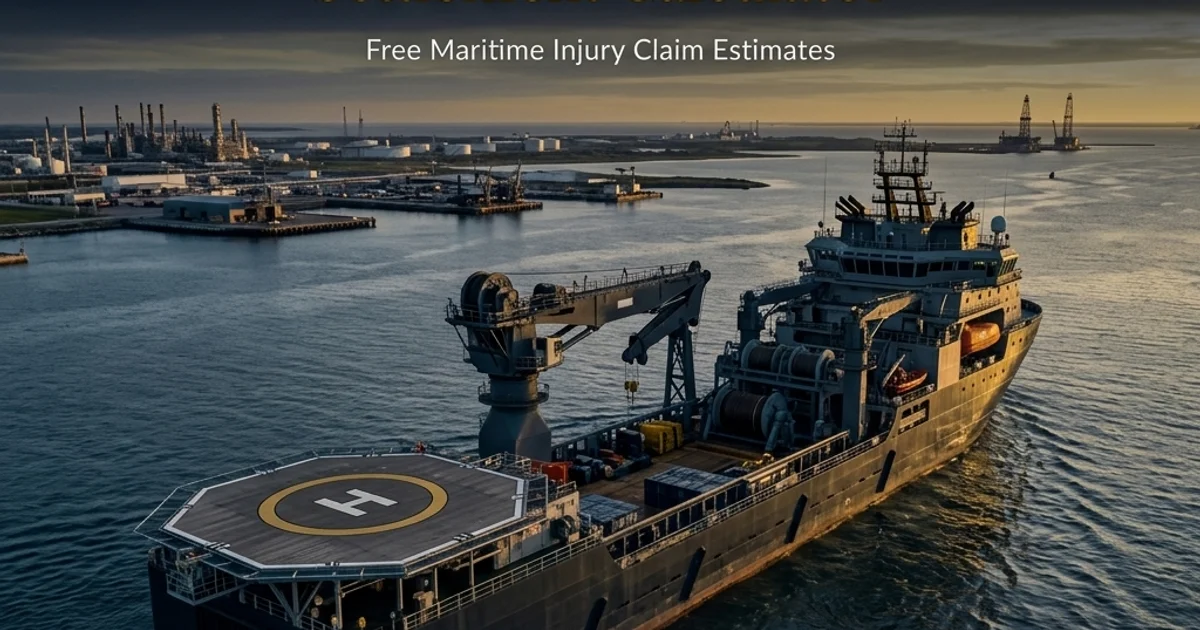 Oil Rig Injury Settlement Jones Act: $200K–$2M+ (2026)